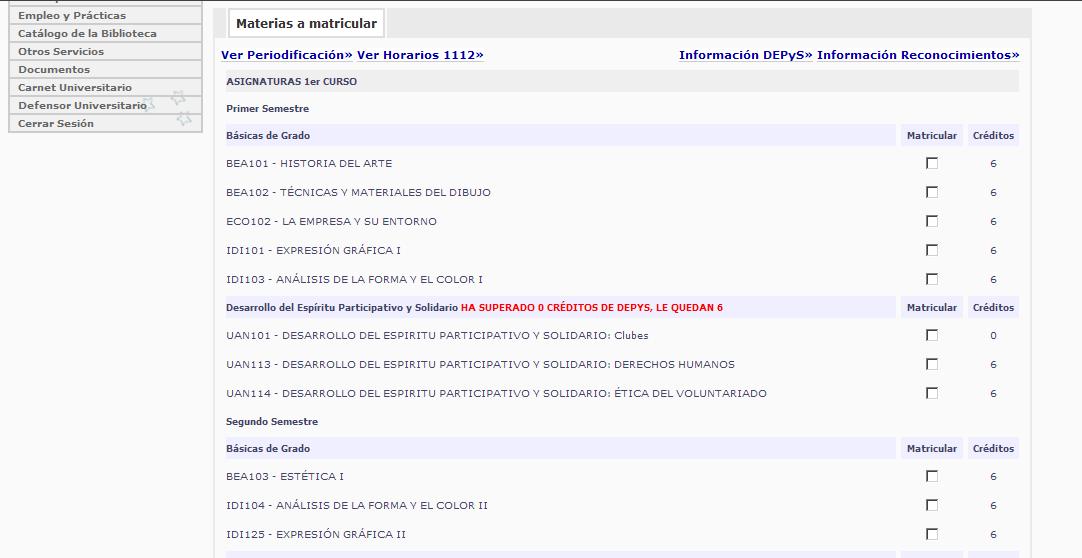 Configuración de DEP&S - Wiki Nebrija